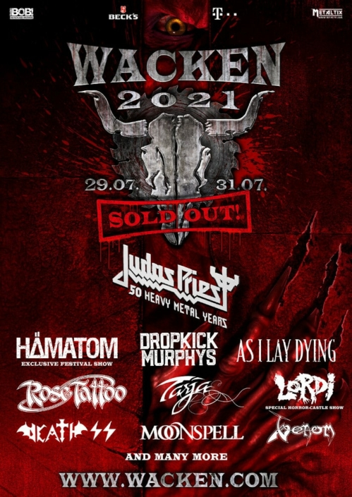 WACKEN OPEN AIR 2021 – First line-up announcement! • GRIMM Gent