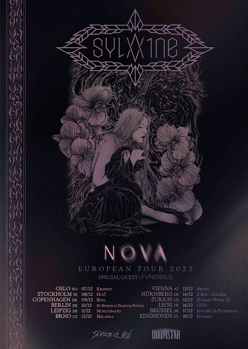 SYLVAINE release third track of new album 'Nova' • GRIMM Gent