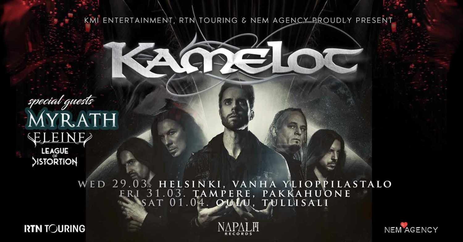 Kamelot "Awaken The World Tour 2023" (Vanha Ylioppilastalo, Helsinki ...