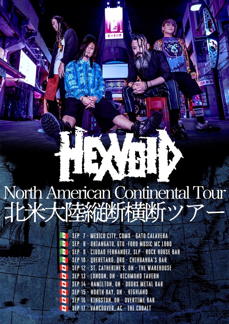 Japan's Hexvoid released new music video 'You got the garbage, Losers get out' • GRIMM Gent