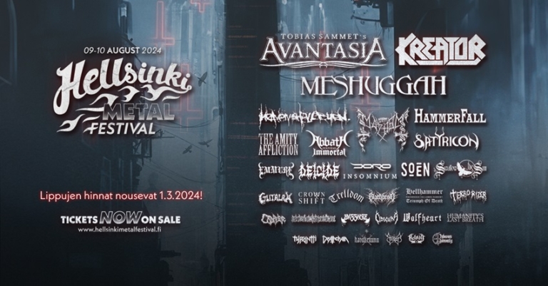 Hellsinki Metal Festival announced the last additions to the 2024 line ...