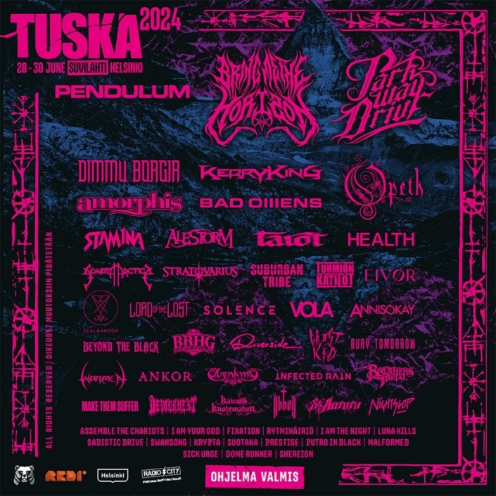 Tuska completes their 2024 line-up with 7 more confirmed acts • GRIMM Gent