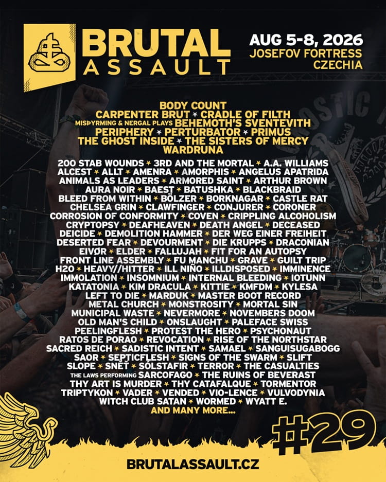 Brutal Assault reveals massive lineup update with Body Count, Primus ...