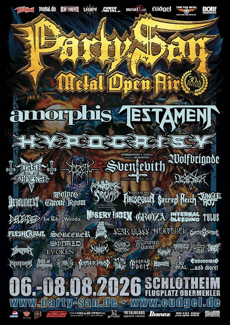 Party.San Metal Open Air 2026 confirms major new wave of bands • GRIMM Gent