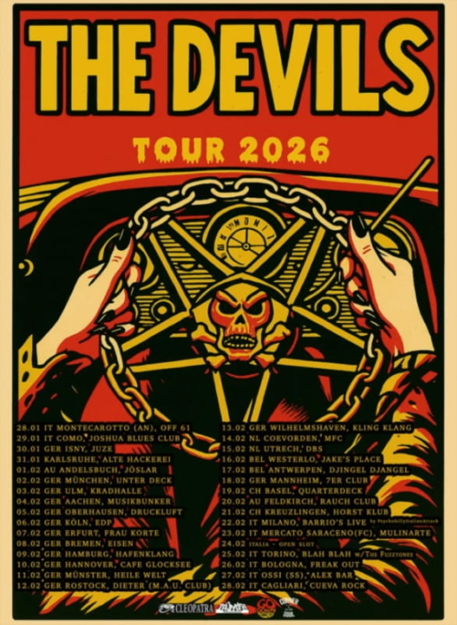The Devils announce European tour 2026 • GRIMM Gent